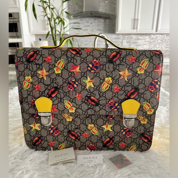 Gucci | Accessories | Authentic Gucci Gg Supreme Childrens Beetle ...